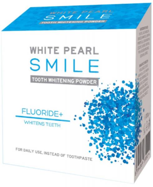 Vitalcare White Pearl Smile Bělící Zubní Pudr Fluor+ 30g | ČistímeSiZuby.cz